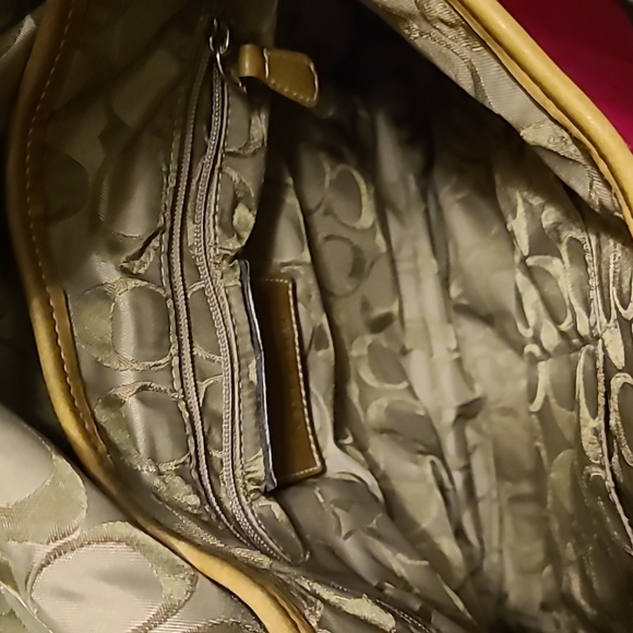 Coach | Bags | Coach G3s 948 Vintage Tan Leather Crossbody Bag Ink Stains | Poshmark